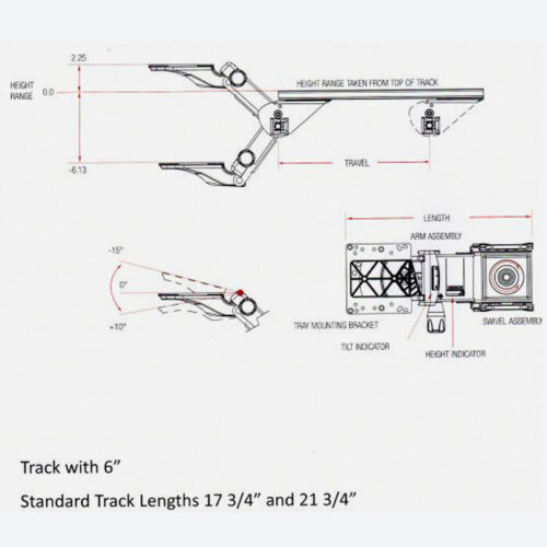 EasyLift Dial Tilt Arm | Grand Stands