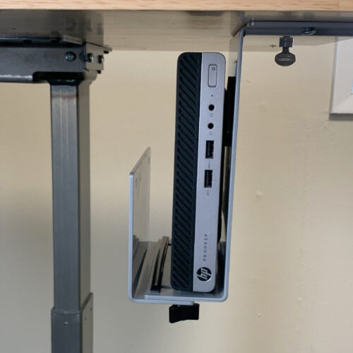 Adjustable Thin Client CPU Holder | Grand Stands